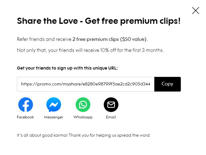 New Referral Program: Refer Promo.com and Get Premium Clips - Promo.com