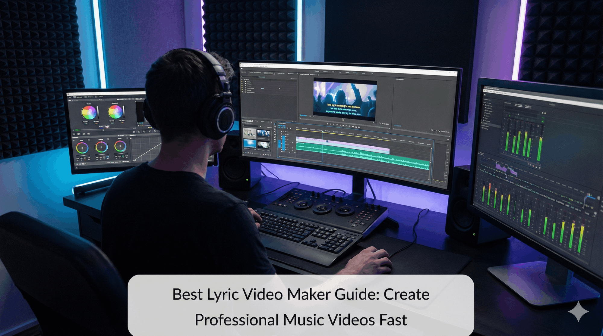 How Can a Lyric Video Maker Create Pro Music Videos Fast?